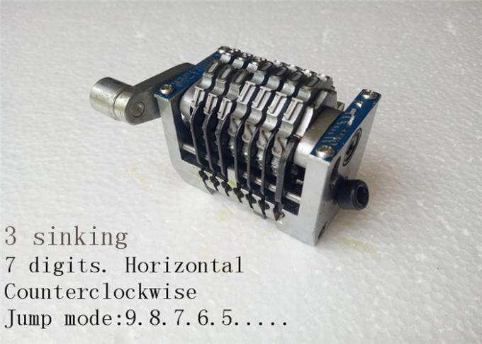Rotary Numbering Machine Horizontal Counterclockwise Three Sinking