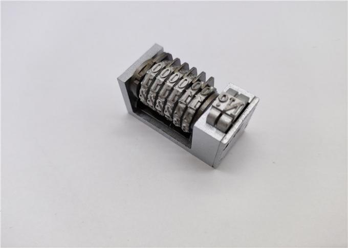 6 Digit 2 Sinks Letterpress Numbering Machine 4X8 Roman Font Jumps ...