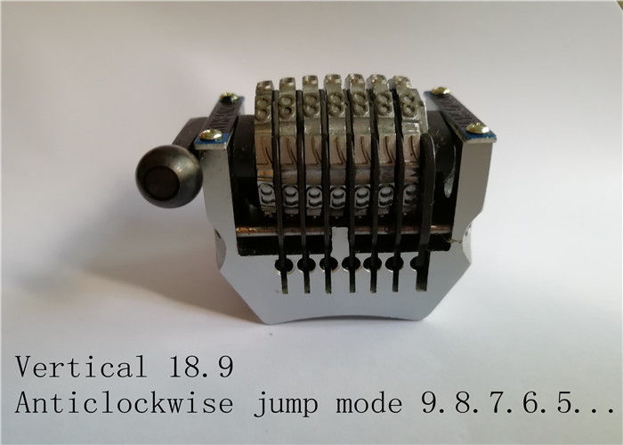Vertical 18.9 Rotary Numbering Machine Anticlockwise Jump Mode Sandard ...