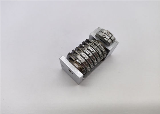 6 Digit 2 Sinks Letterpress Numbering Machine 4X8 Roman Font Jumps ...
