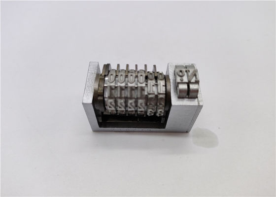 6 Digit 2 Sinks Letterpress Numbering Machine 4X8 Roman Font Jumps ...