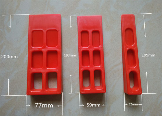 Custom Red Printer Tools Paper Wedge For Printing Machine